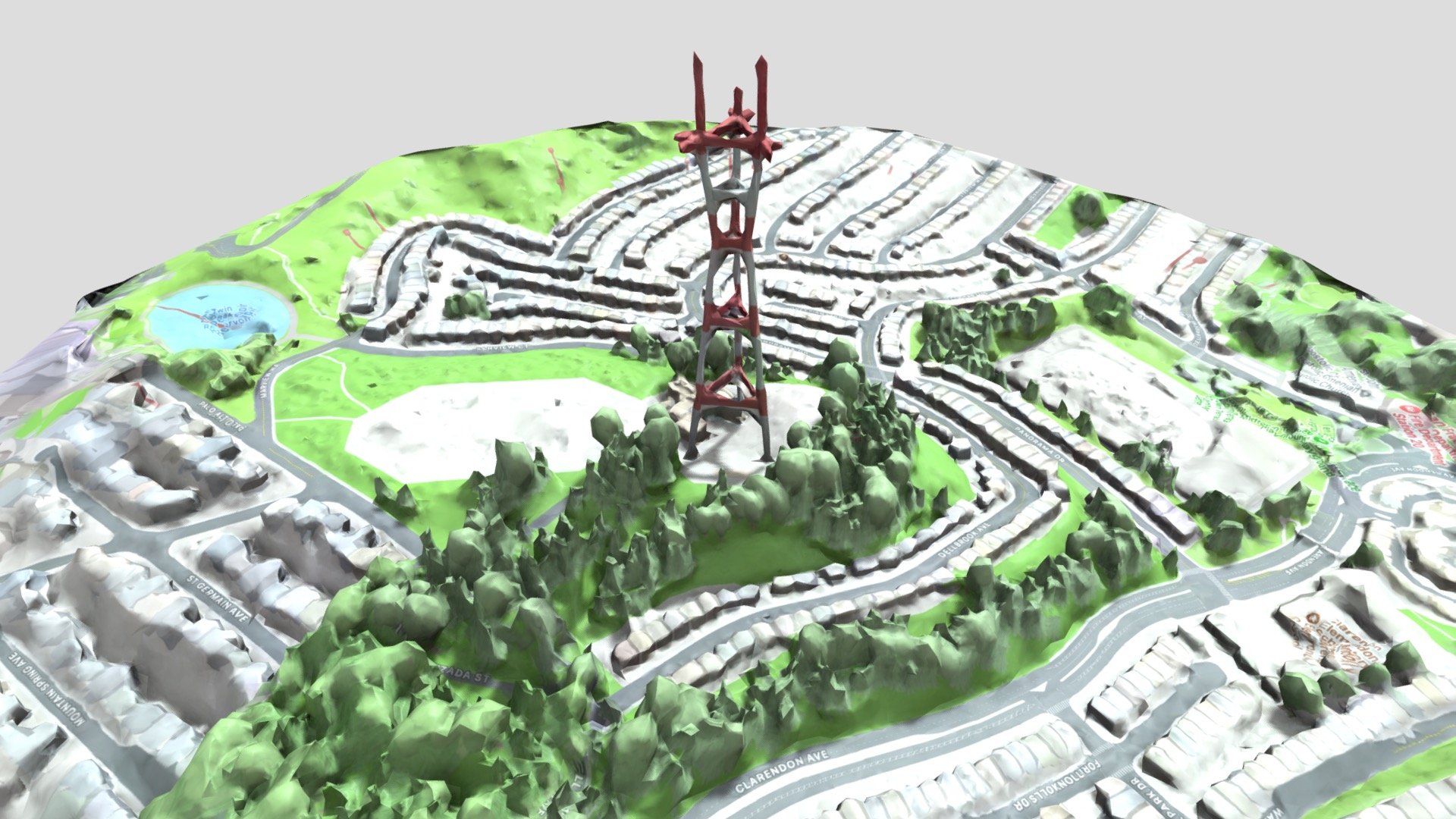 Sutro Tower - Download Free 3D model by jankais3r [7b45472] - Sketchfab