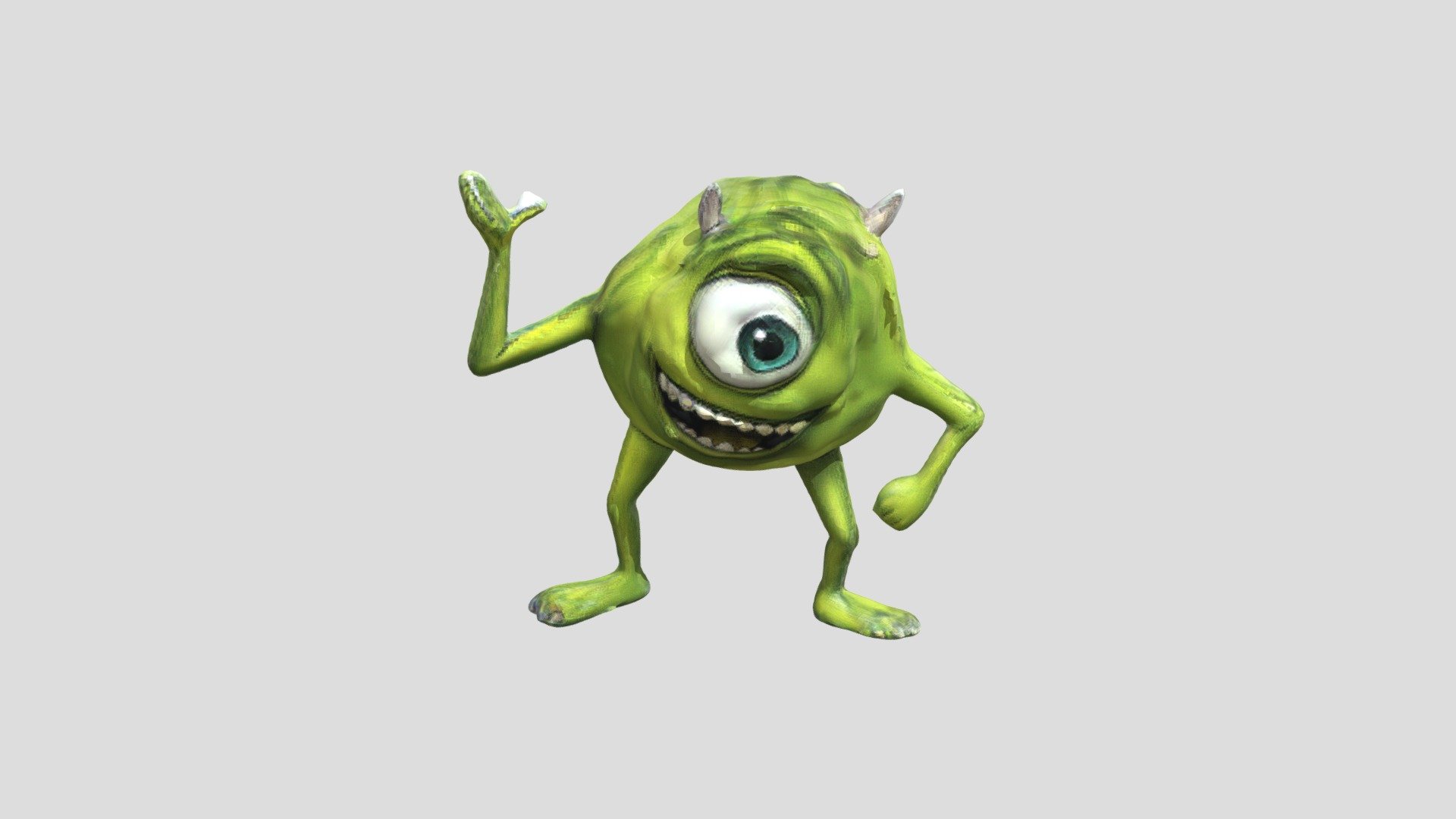 Mike Wazowski - Download Free 3D model by dnllns [7b45dc3] - Sketchfab