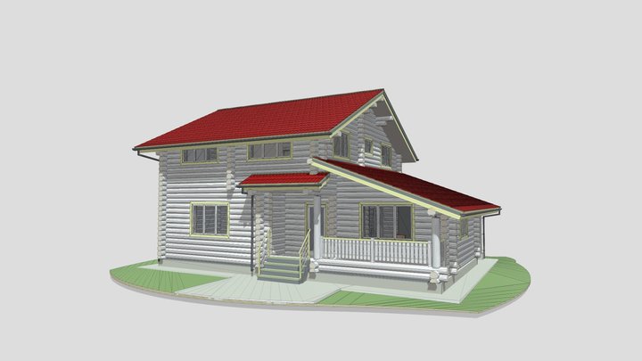 Wood-log 3D models - Sketchfab