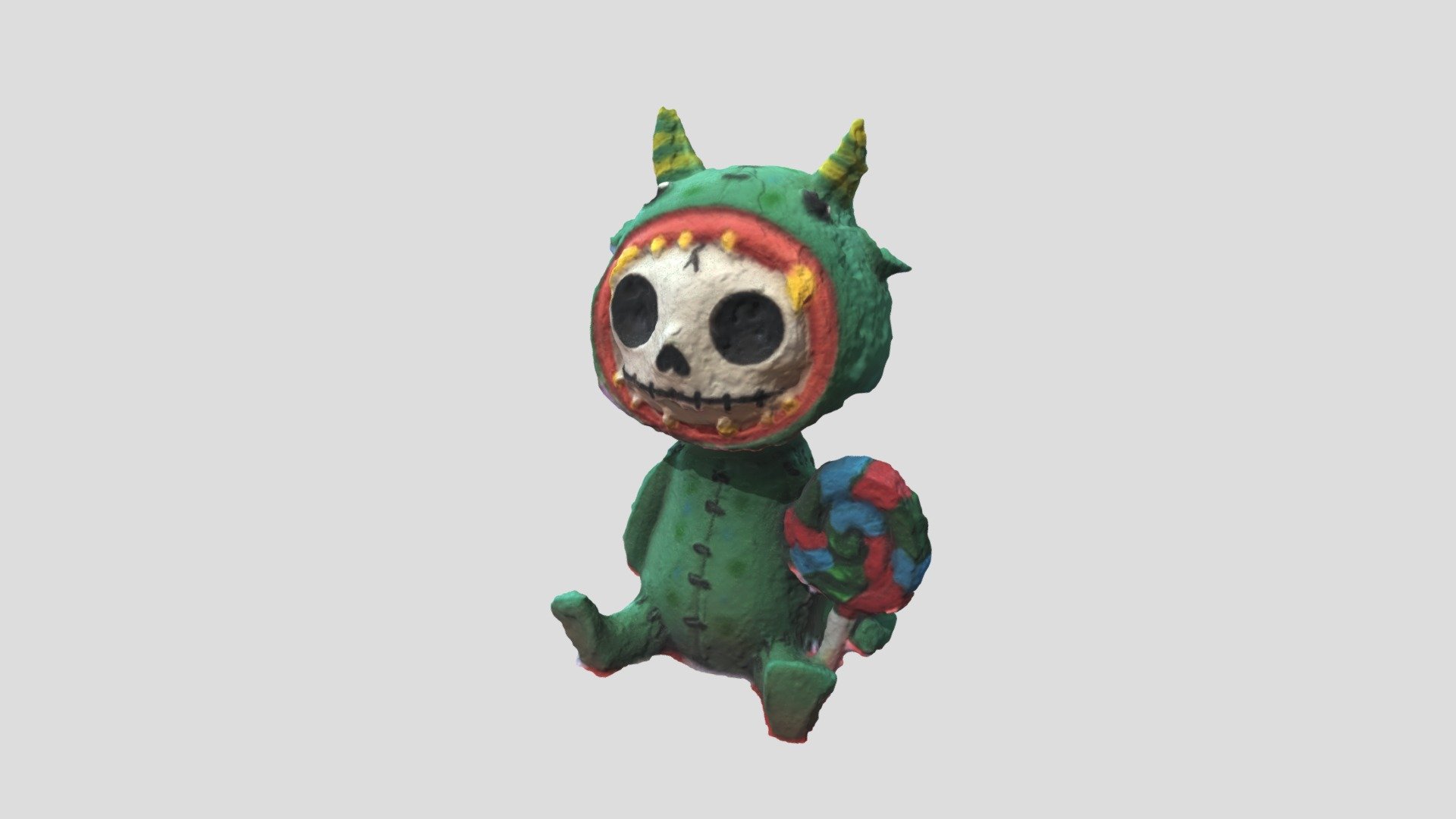 Lollipop monster 1 - Download Free 3D model by mpburton [7b48b55 ...