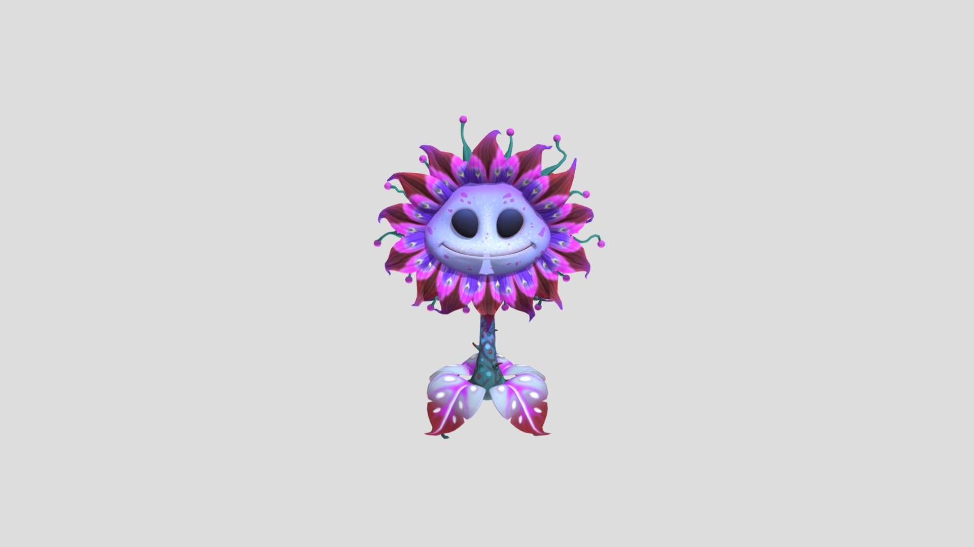Alien Flower - Download Free 3D model by Tigerar1 (@allanromanreyes ...