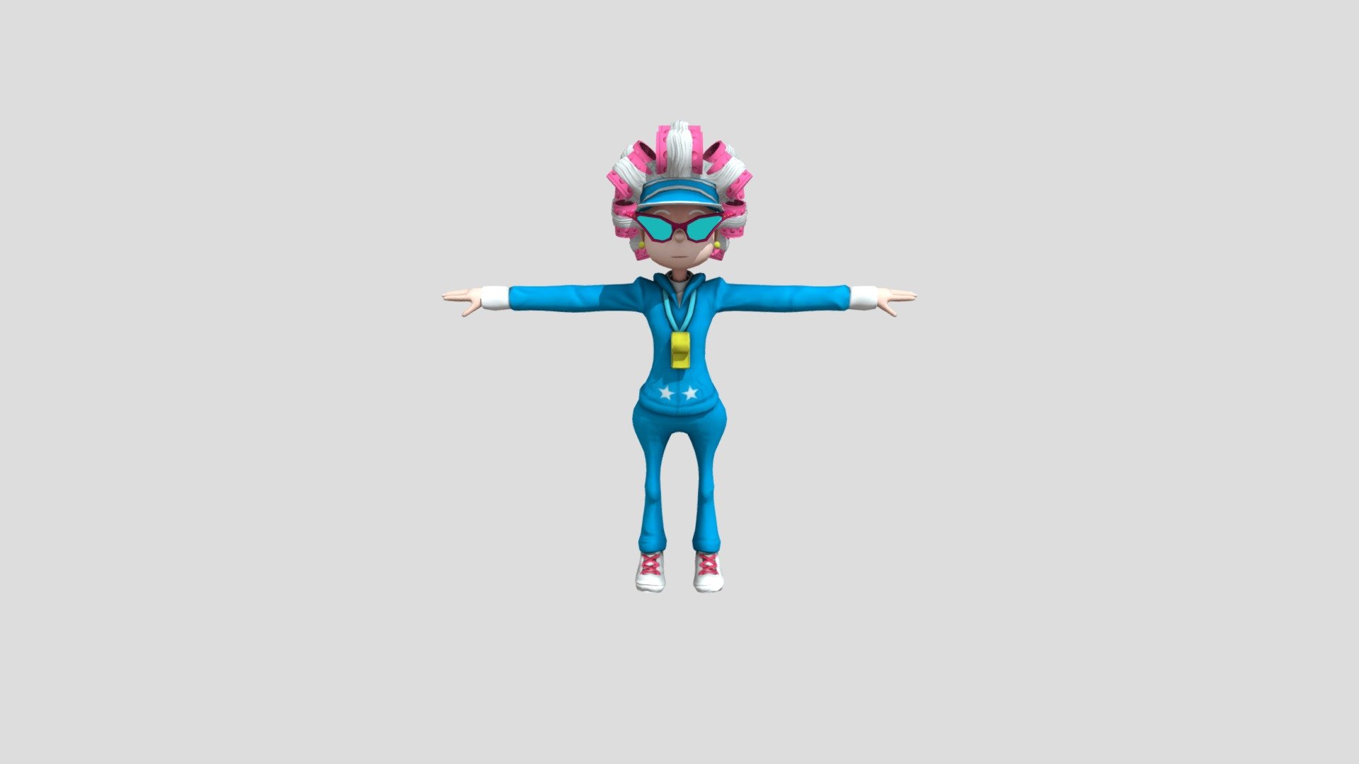 Sporty Granny - 3D model by drifter33 [7b4bd62] - Sketchfab