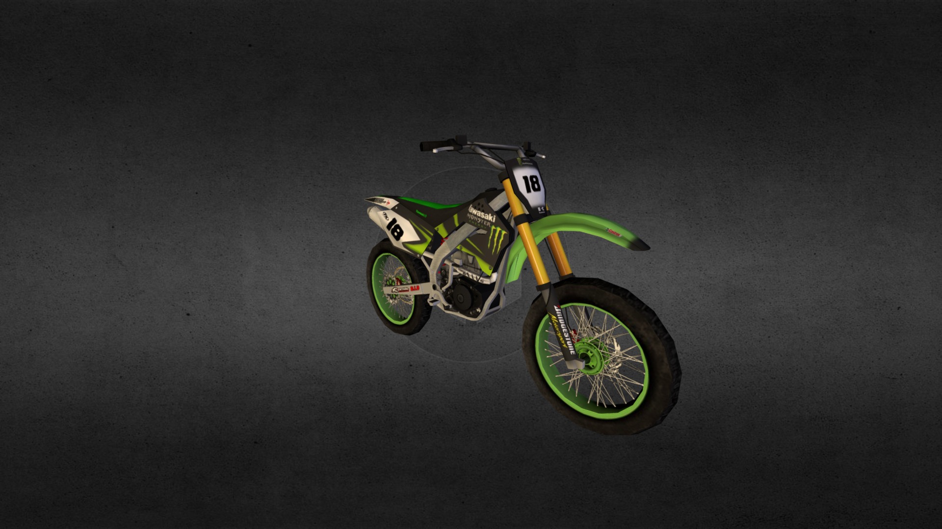 Dirt Bike Lowpoly - 3D model by sandeepnayak [7b4c524] - Sketchfab