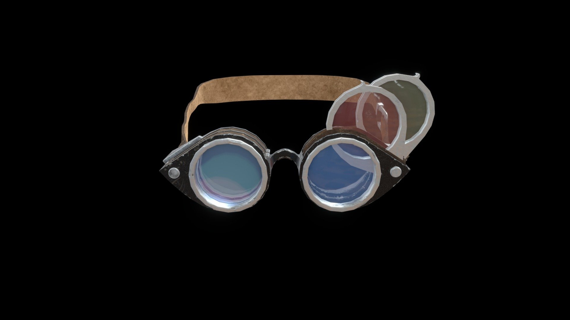 Multilensed Goggles - Download Free 3D model by Seth Blaine ...