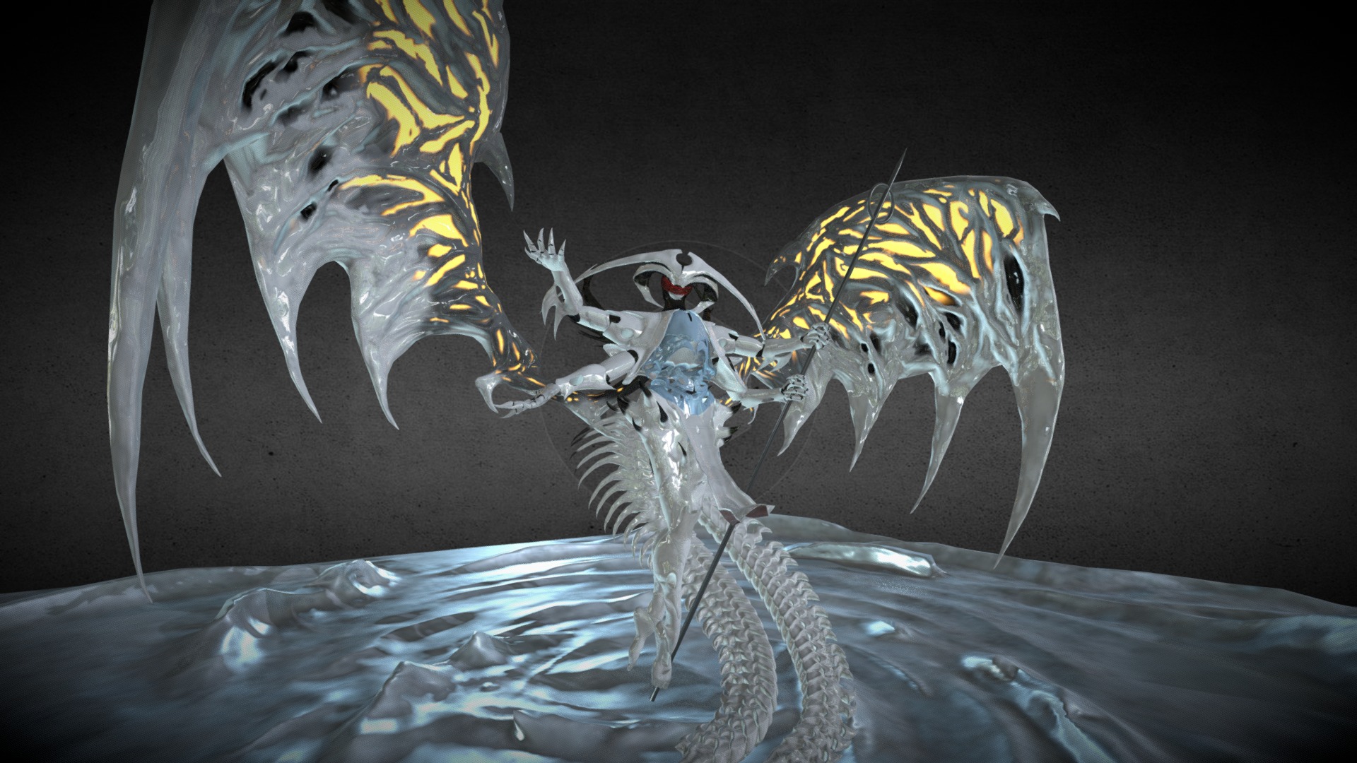 Atraxa, Praetors' Voice - 3D model by Felipe.B.B [7b4d84c] - Sketchfab
