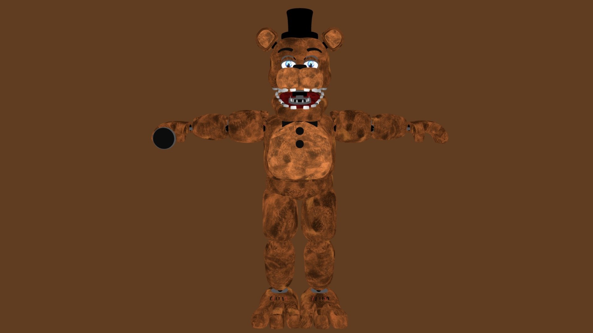 Unwithered-freddy - Download Free 3D model by 🩸Bloodmc🩸 (@Fazbearcool ...