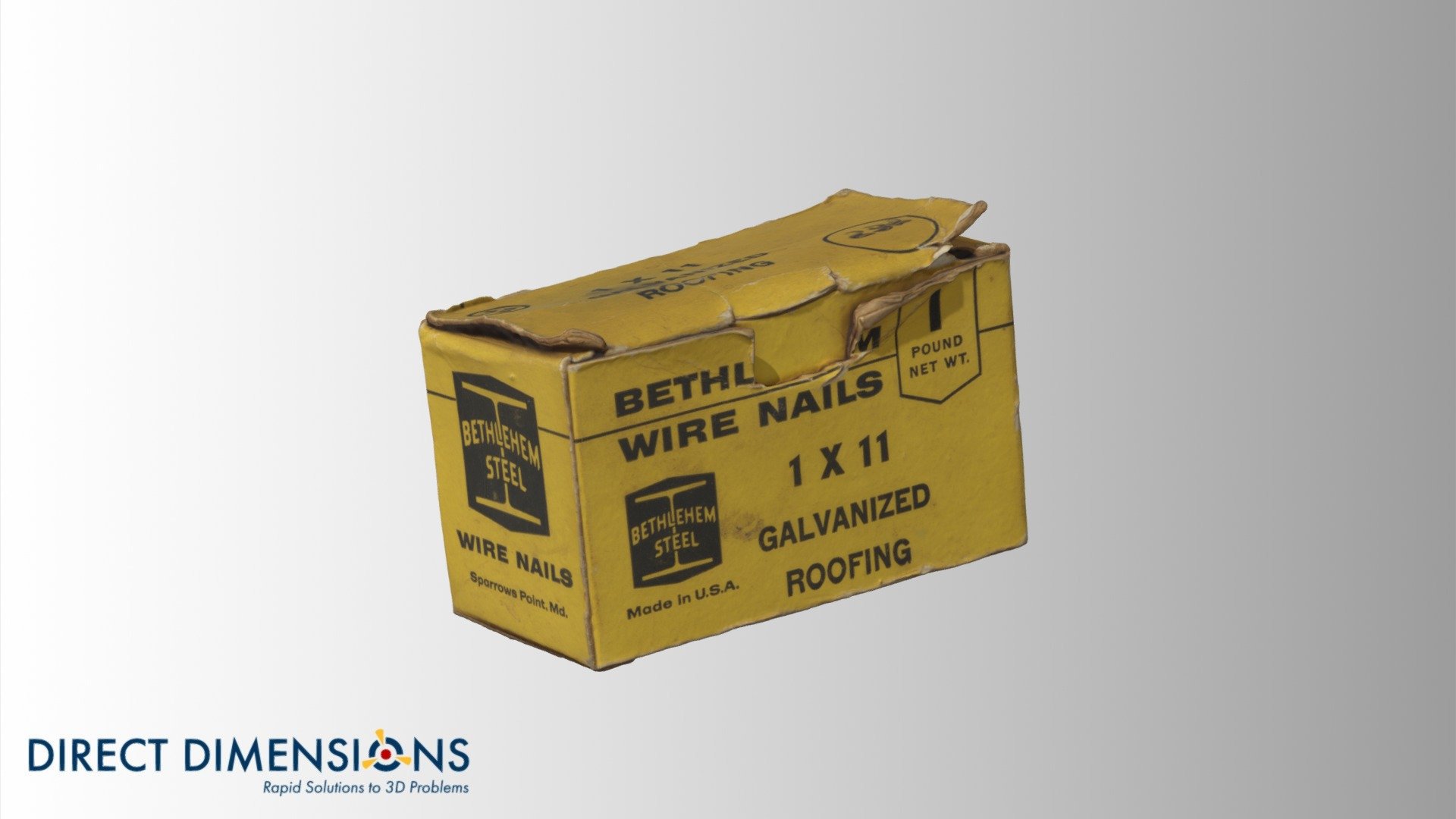 Box Of Nails - 3D model by Direct Dimensions (@dirdim) [7b4f7ce ...
