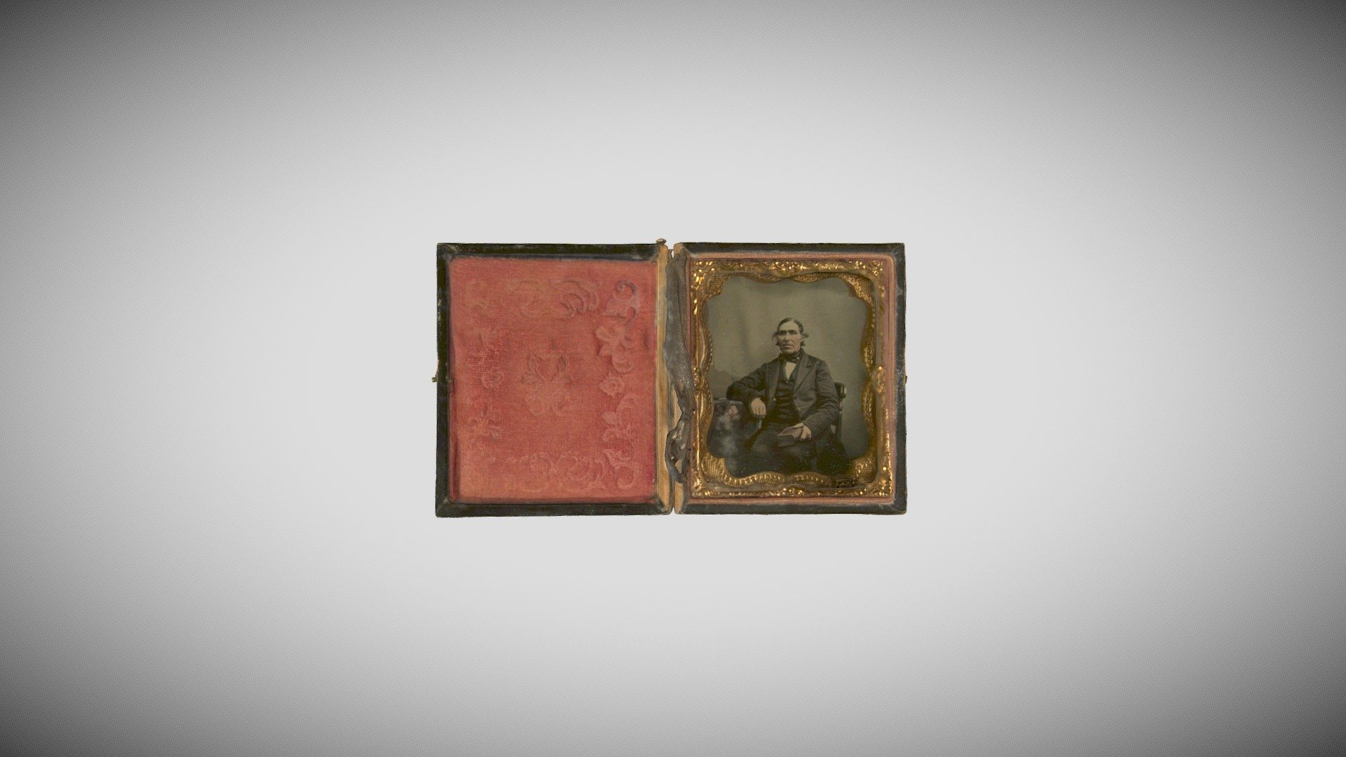 Willam Flett (Cree) Ambrotype - 3D model by Dr Alice Watterson ...