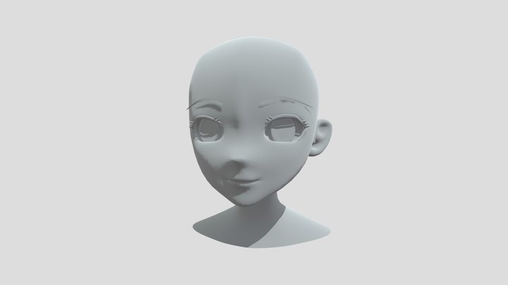 Animehead 3D models - Sketchfab