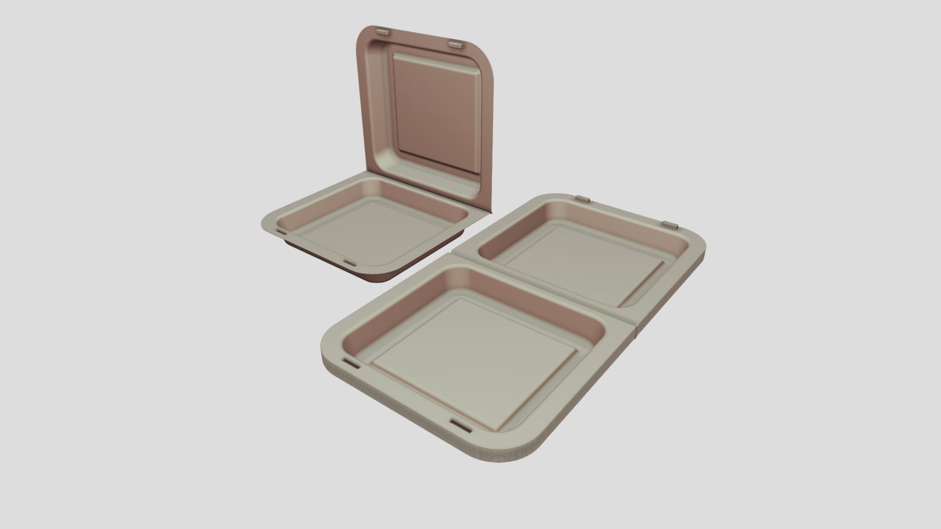Styrofoam Box - 3D model by dhafnan [7b53c26] - Sketchfab