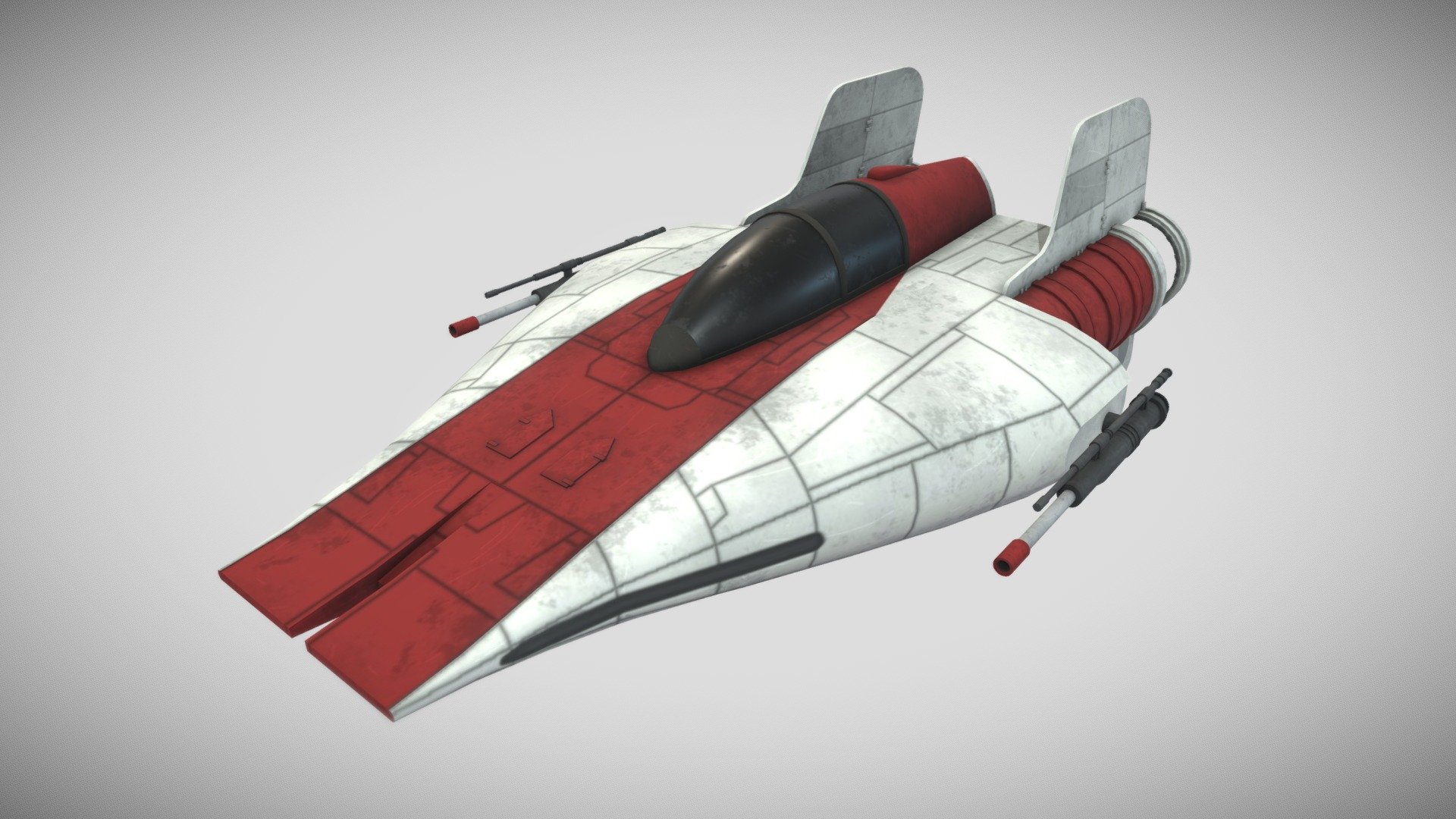 A-wing Interceptor - Star Wars - 3D model by Quiznos323 [7b5625b ...