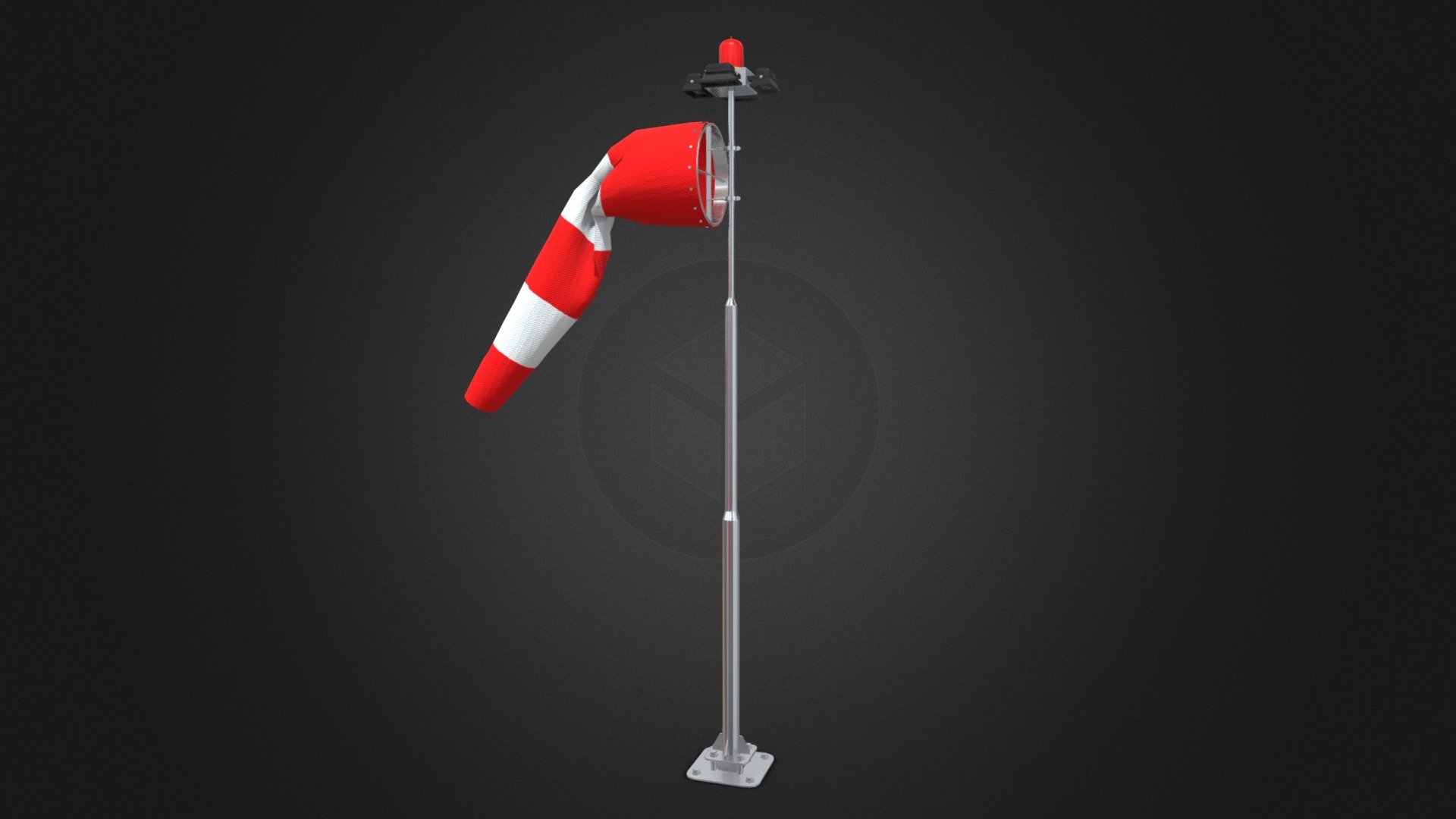 Windsock - Buy Royalty Free 3D model by ChakkitPP [7b57852] - Sketchfab ...