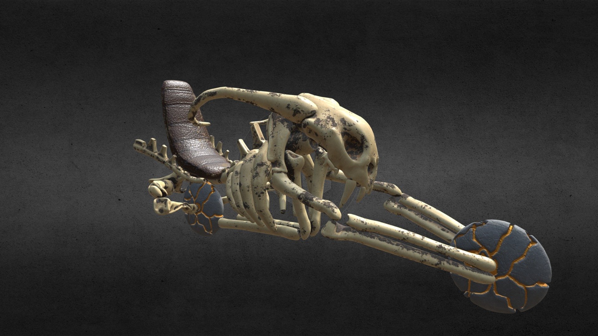 Organic Skeletal Motorbike - 3D model by AZ (@AZzz) [7b59c7c] - Sketchfab