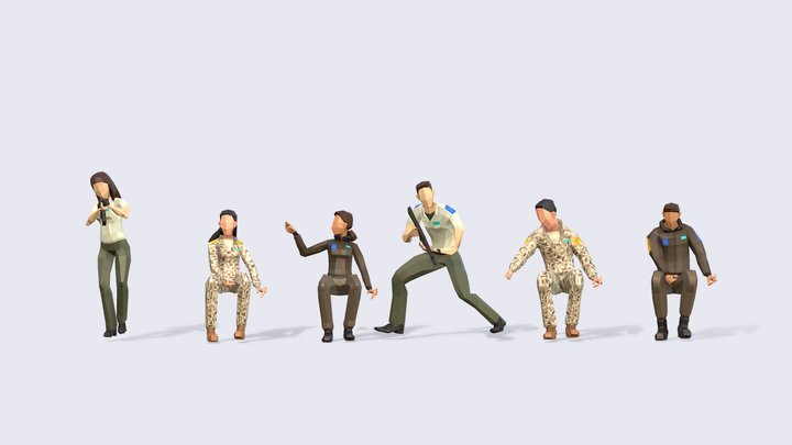 Squad 3D models - Sketchfab