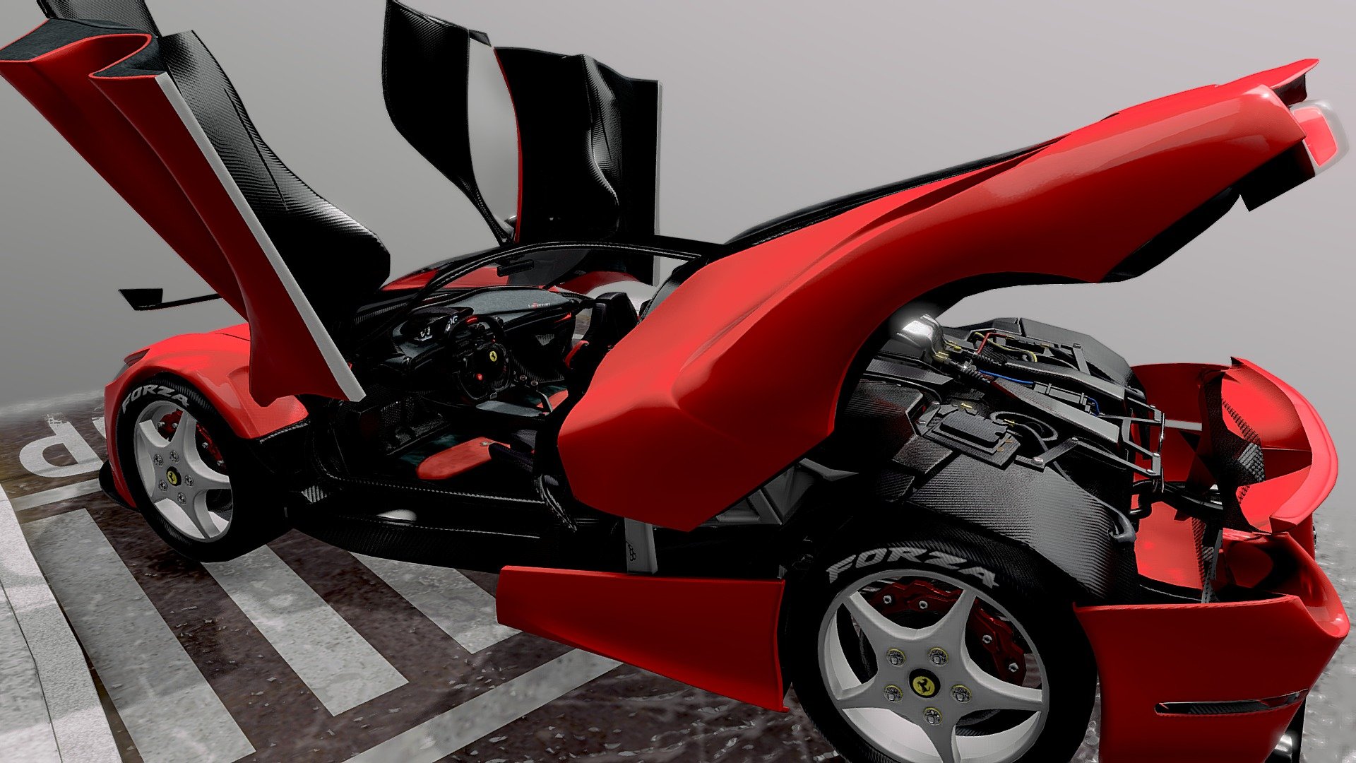 LaFerrari Street Heat - by TuLeX_Art - Buy Royalty Free 3D model by ...