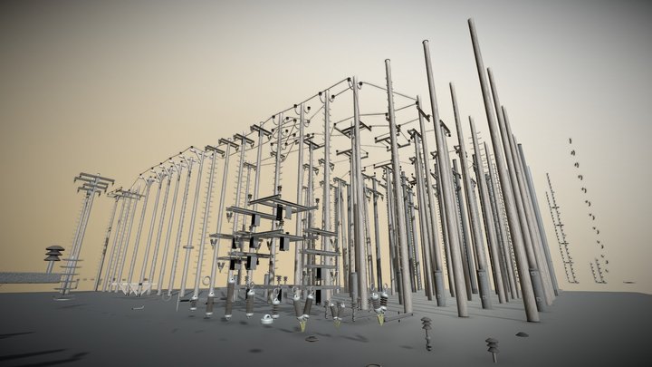 Power-pole 3D models - Sketchfab