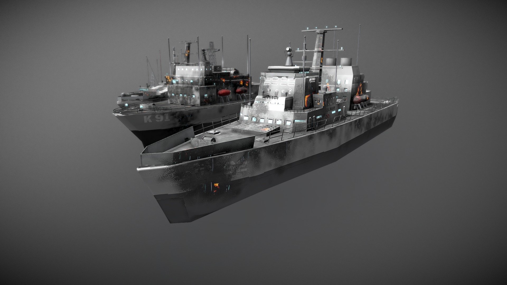 Ships Crushed - 3D model by sashapavlova [7b5d6a0] - Sketchfab