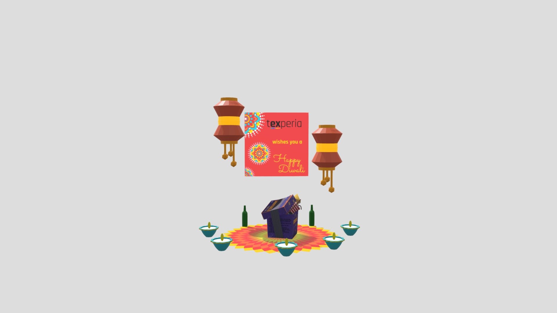 Diwali Animated v2 - Download Free 3D model by shreyas_ (@shreyas1999 ...