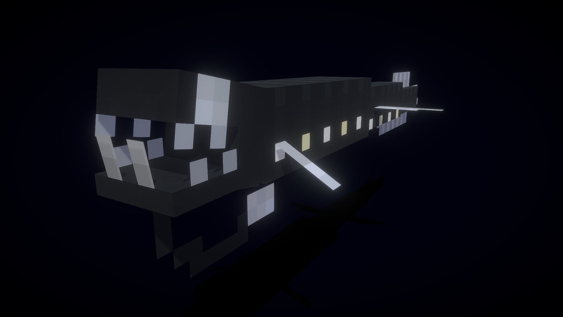 Minecraft Black Dragonfish - 3D model by Skart2000 [7b5fa58] - Sketchfab