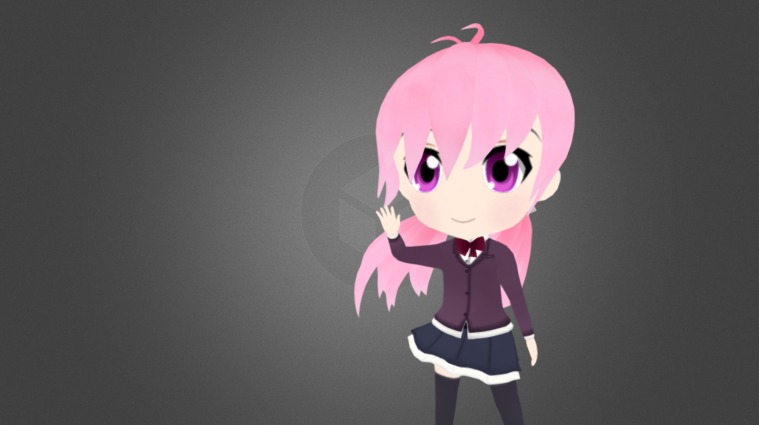 Hikari Hoshi Chibi Ver - 3D model by Albert Falgàs Ribas (@albert ...