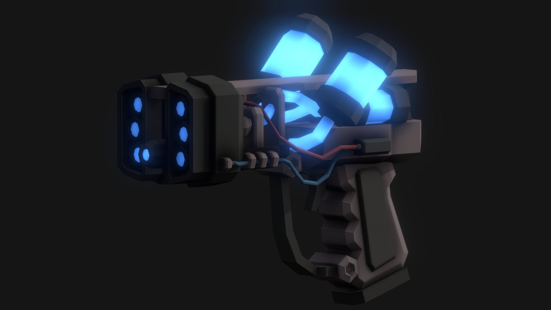 Portal Gun (Low Poly) - 3D model by Likonisa (@eDU6tjT5IDwTntq ...