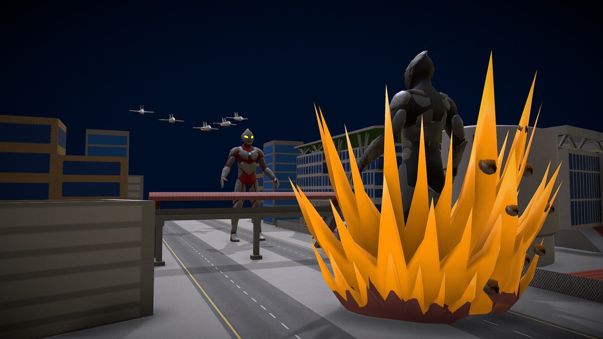 Ultraman Display - 3D model by M.I.Mustaqim-Strike [7b6278a] - Sketchfab
