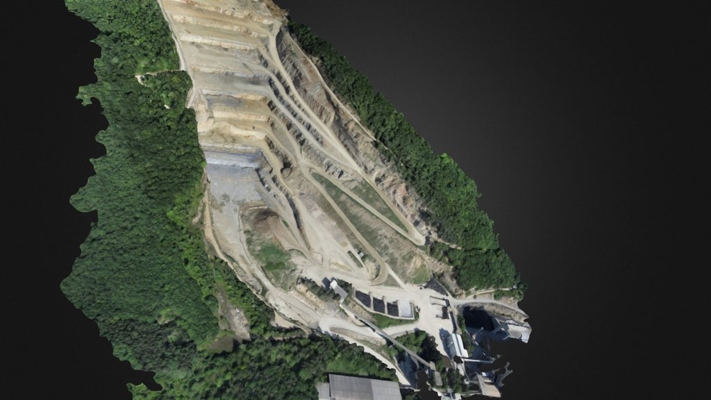 Pix4DmapperPro_Example_Quarry - 3D model by redcreep [7b64540] - Sketchfab