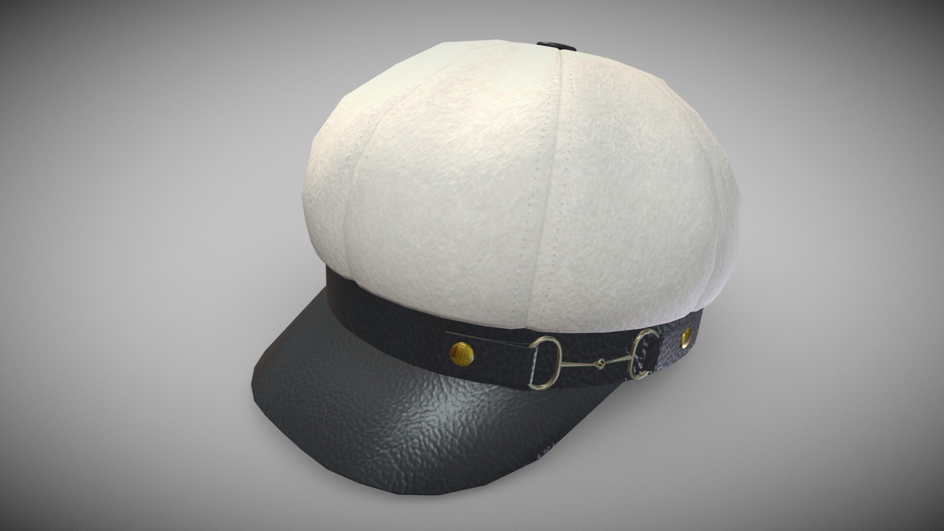 Cap(Leatherette Buckle Closure)💮📷 - 3D model by ayumi ikeda (@rxf10240 ...