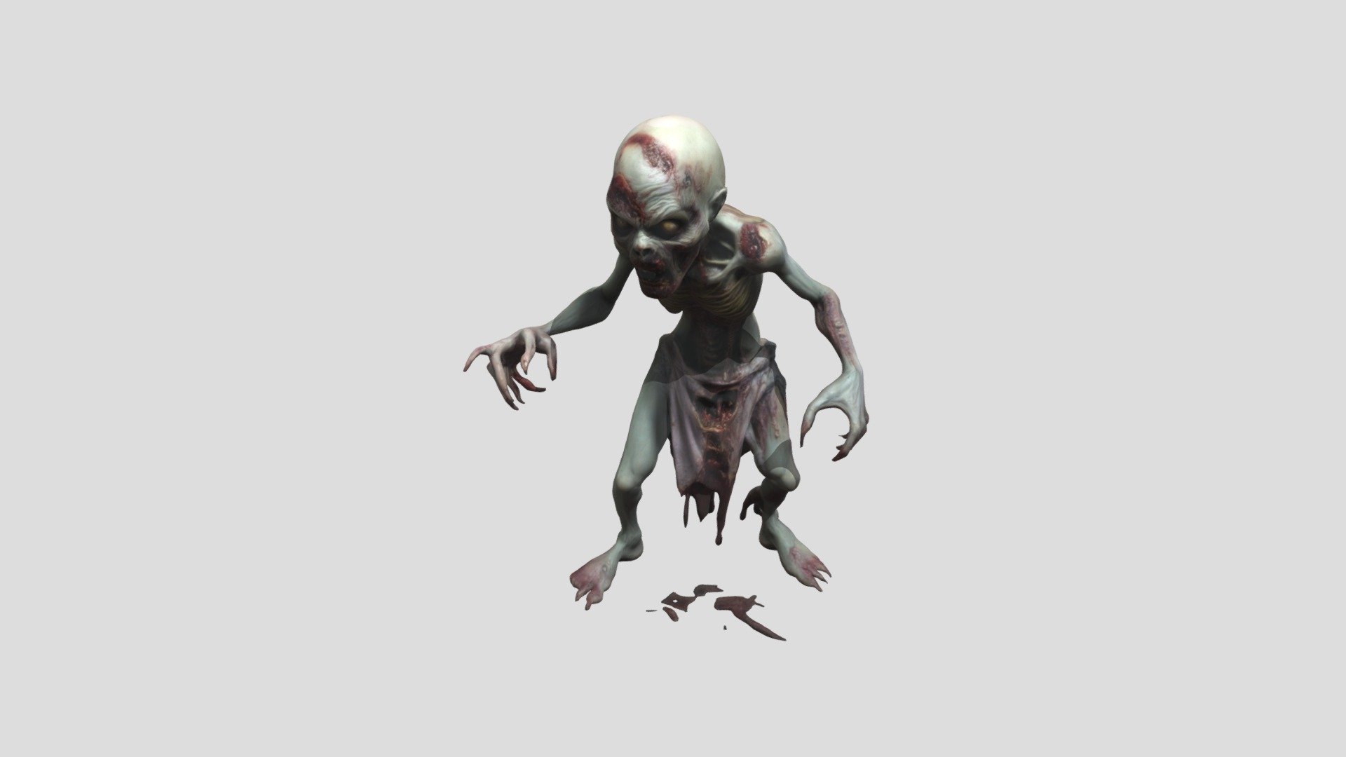flesh eating zombie - 3D model by Dougie.Wilkinson [7b68ad8] - Sketchfab