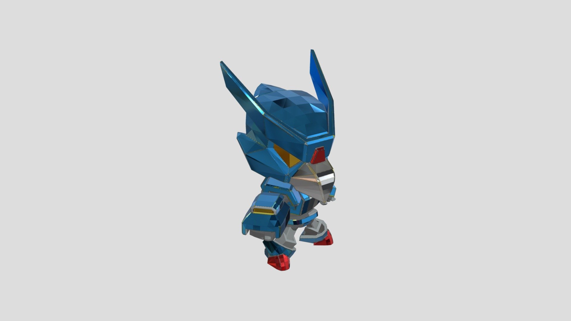 77-mecha_crow_3 - 3D model by KingJohaan [7b6978c] - Sketchfab