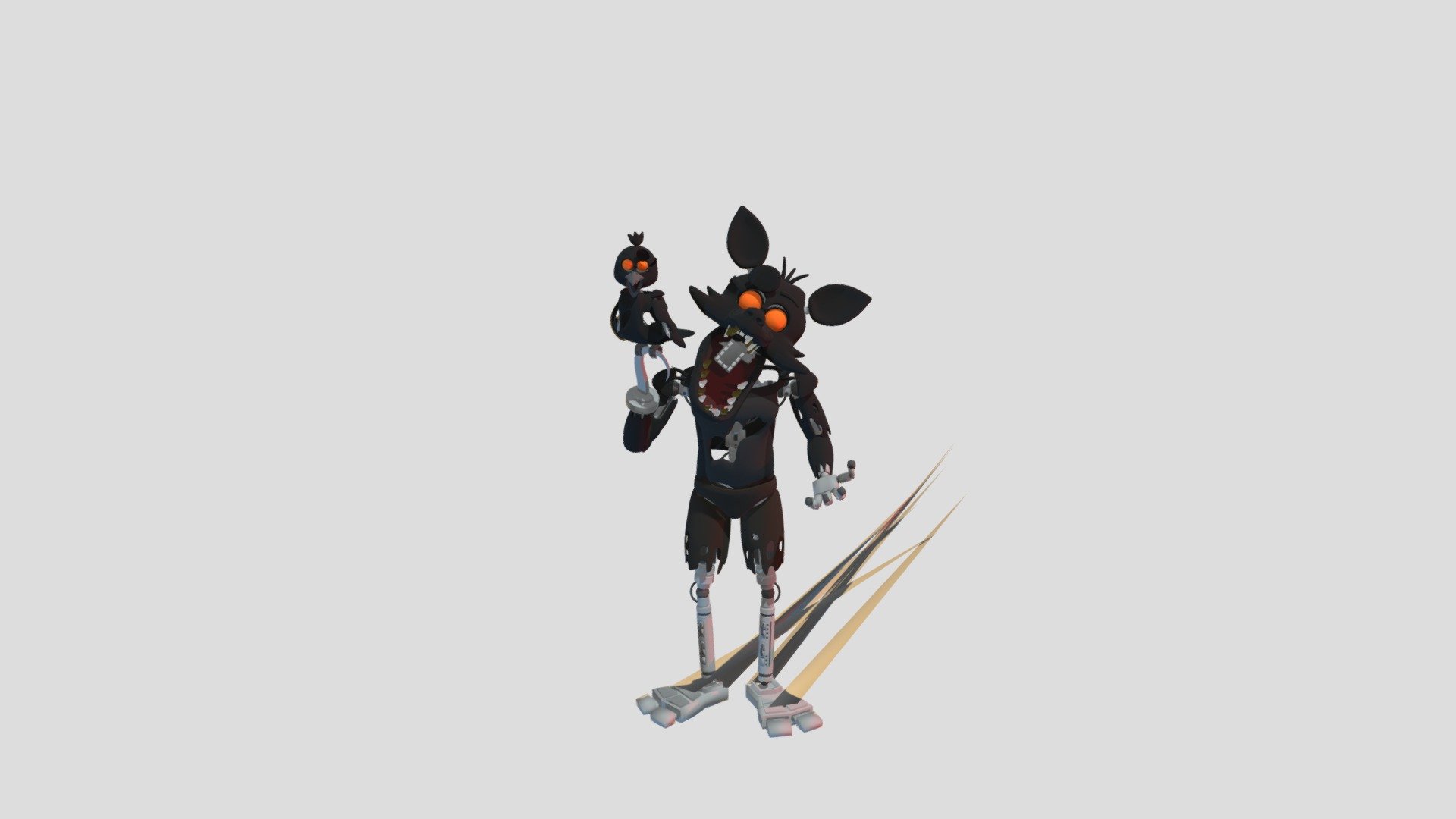 remastered burnt foxy - Download Free 3D model by dwall8611 [7b6a881 ...
