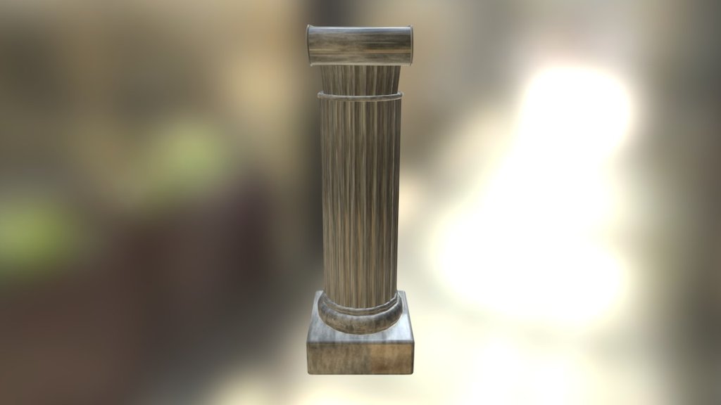 Marblecolumn - 3D model by sschlz [7b6bda0] - Sketchfab