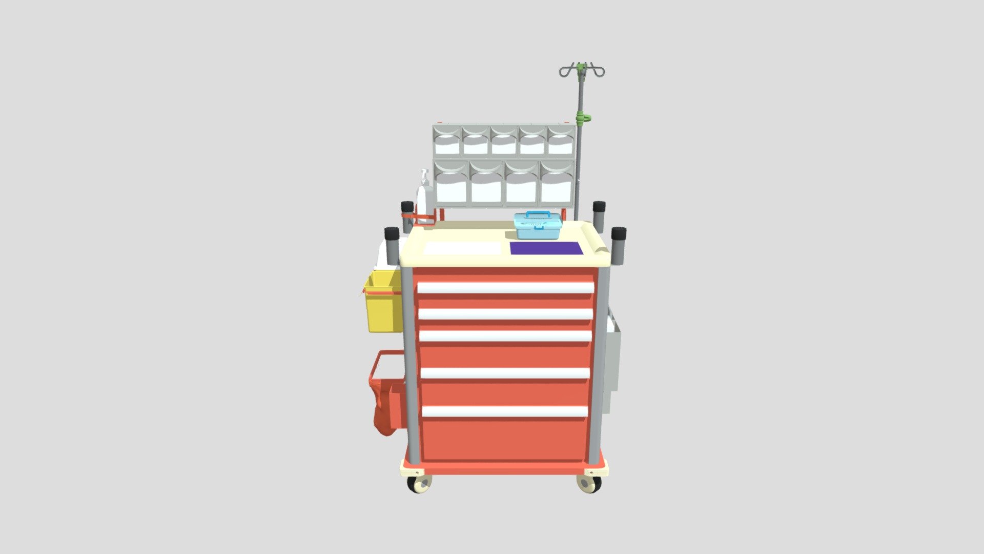 急救車Emergency Cart - Download Free 3D model by tutminchai [7b6c0aa ...