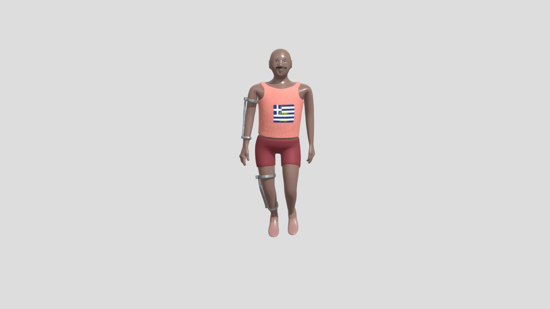 Athlete Animation - 3D model by WarmCheese8890 [7b6cf8c] - Sketchfab