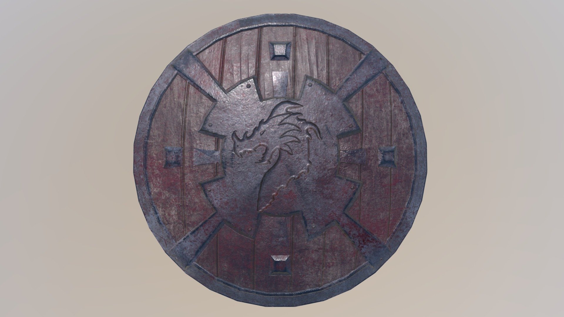 Medevil Shield - Download Free 3D model by Finley Searle (@FinleySearle ...