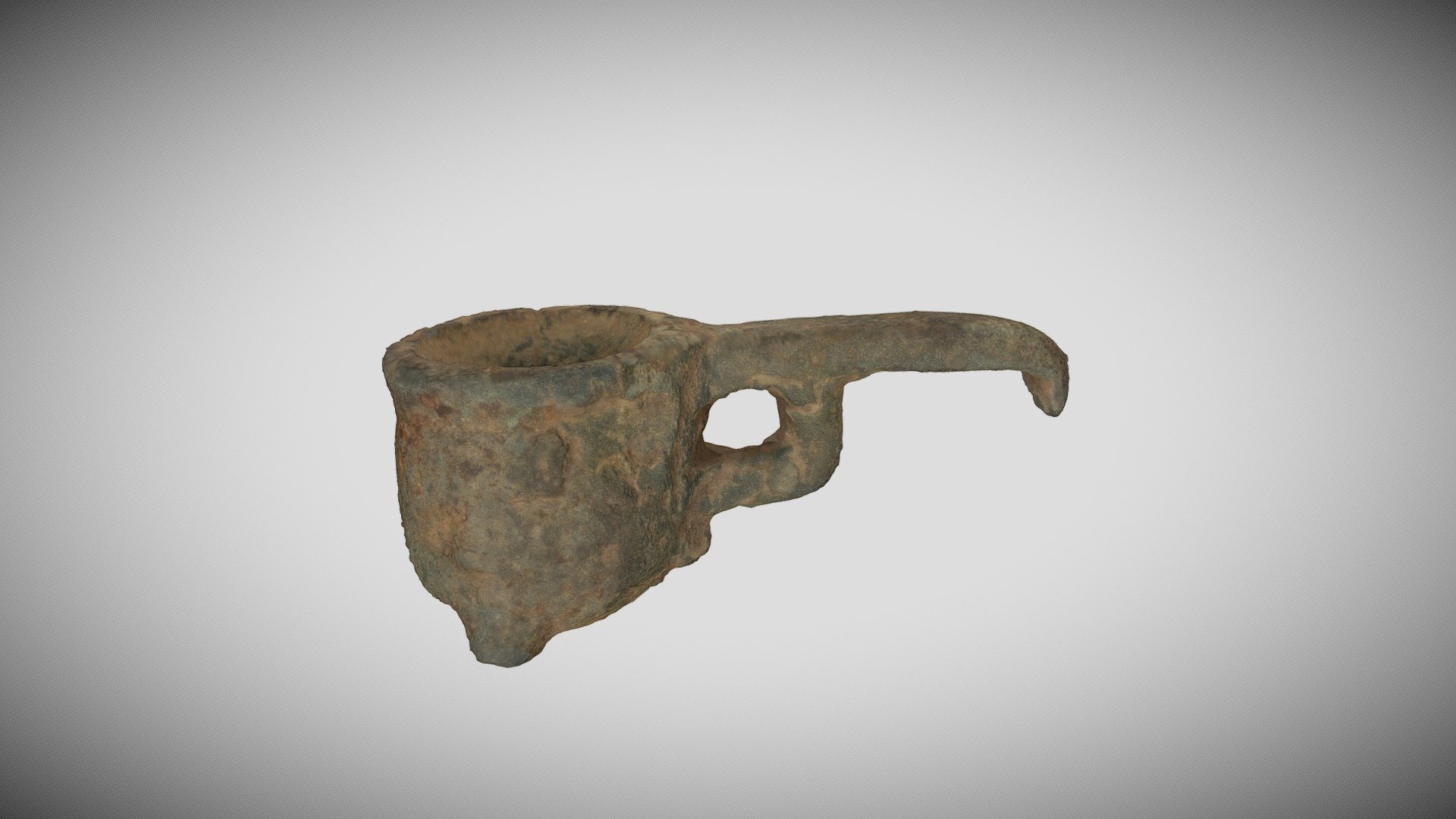 A toy cauldron from Oxfordshire - 3D model by OxonMRC [7b6fa97] - Sketchfab