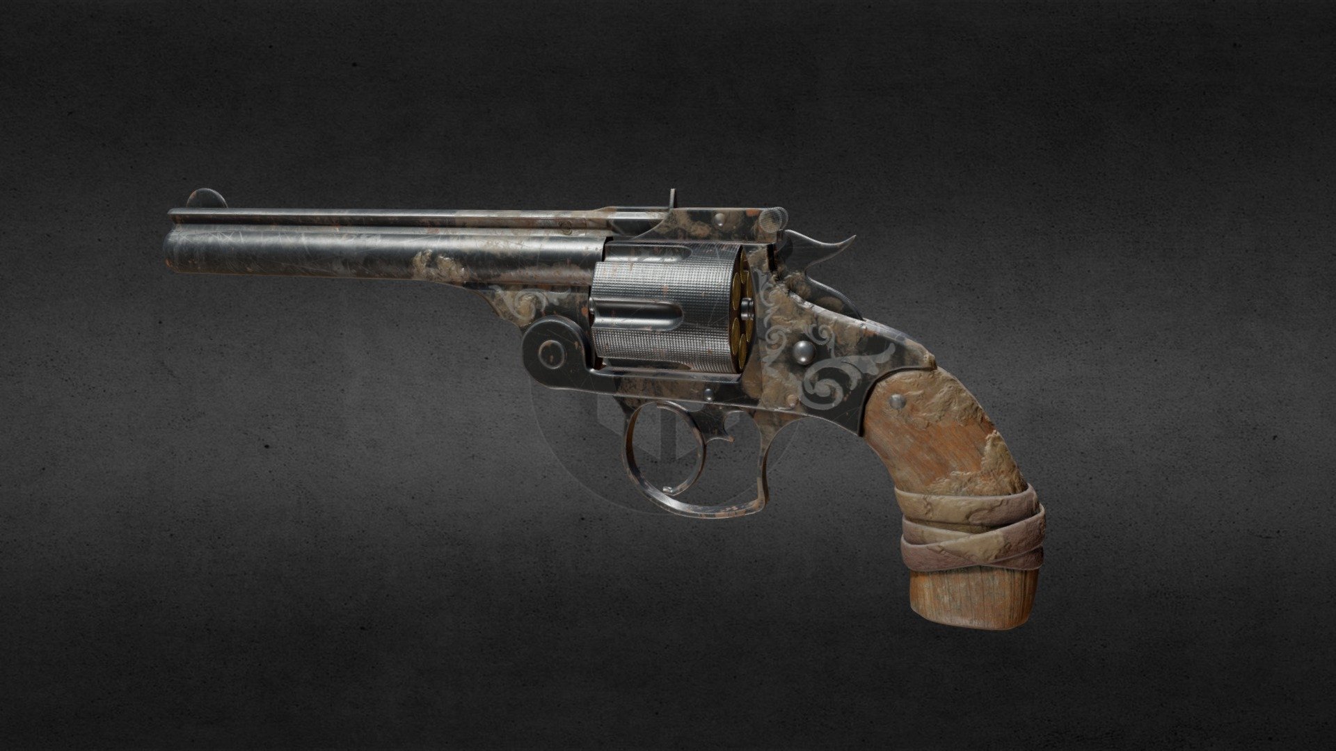 Revolver - 3D model by siedler.paul [7b70437] - Sketchfab