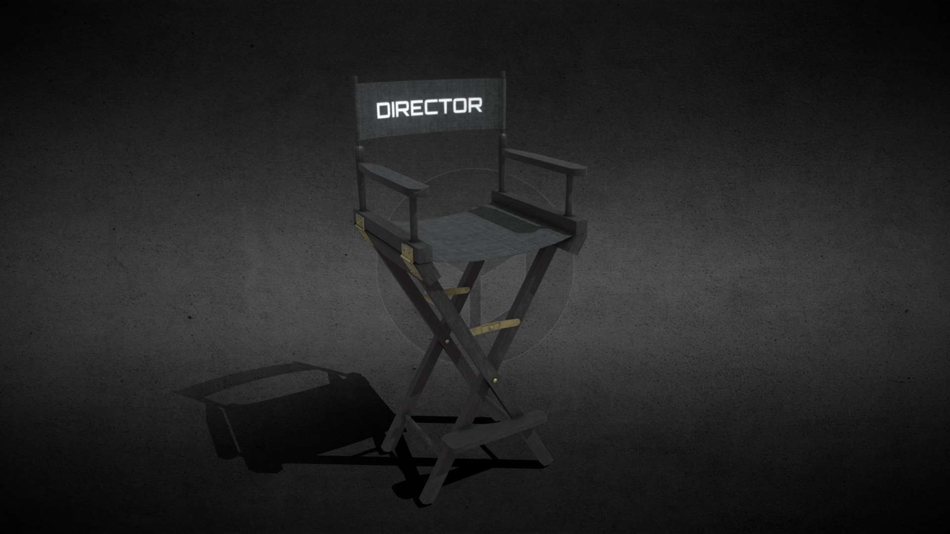 Studio Director's Chair - 3D model by DittyDos [7b71f00] - Sketchfab