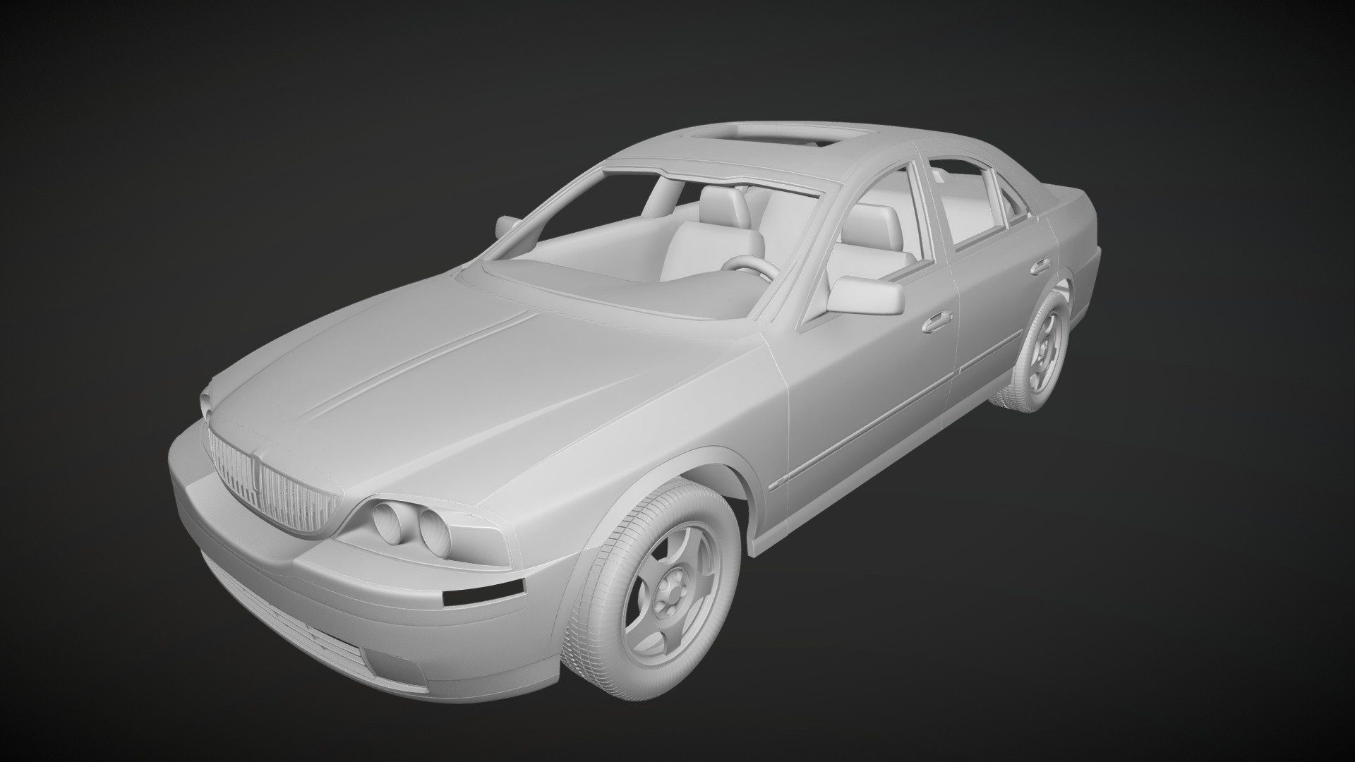 Lincoln LS 1999 - Buy Royalty Free 3D model by JaviHow (@javihow7 ...