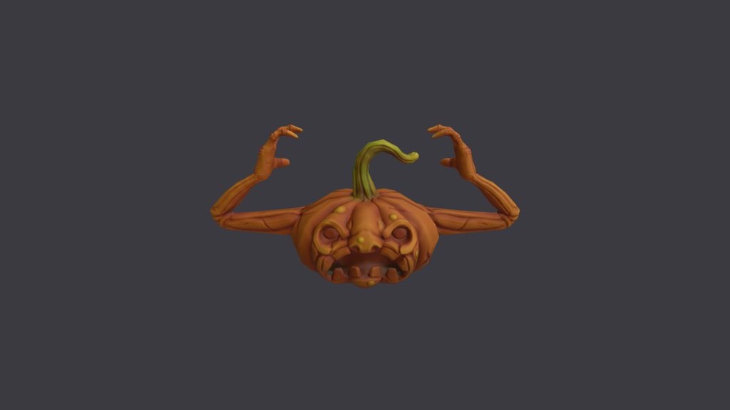 Pumpkin Head - 3D model by Edward Wiecek (@colossus) [7b74f55] - Sketchfab