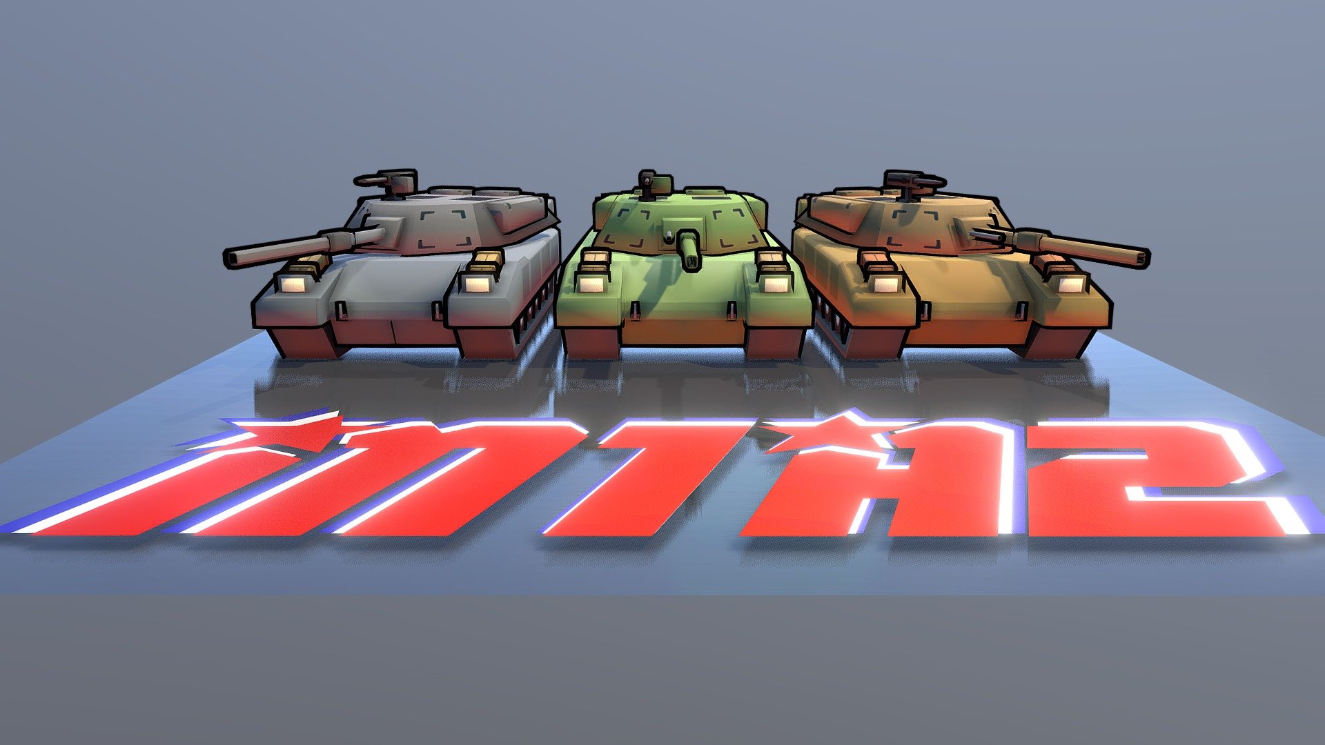 FREE Toon Tanks - Download Free 3D model by The WarVet (@TheWarVet ...