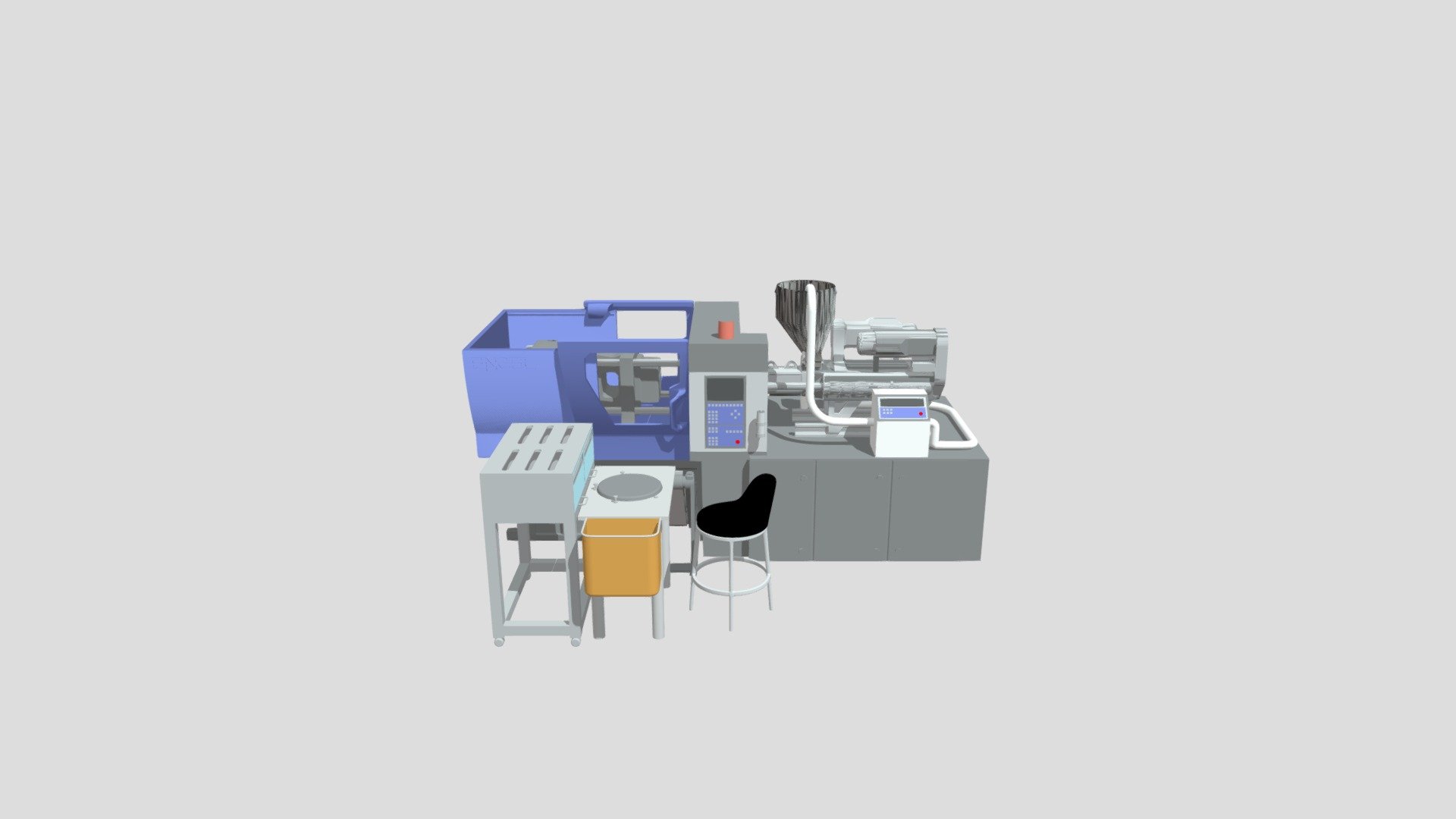 Puesto de trabajo-Inyección de plastico - 3D model by Juan Pablo Bonino ...