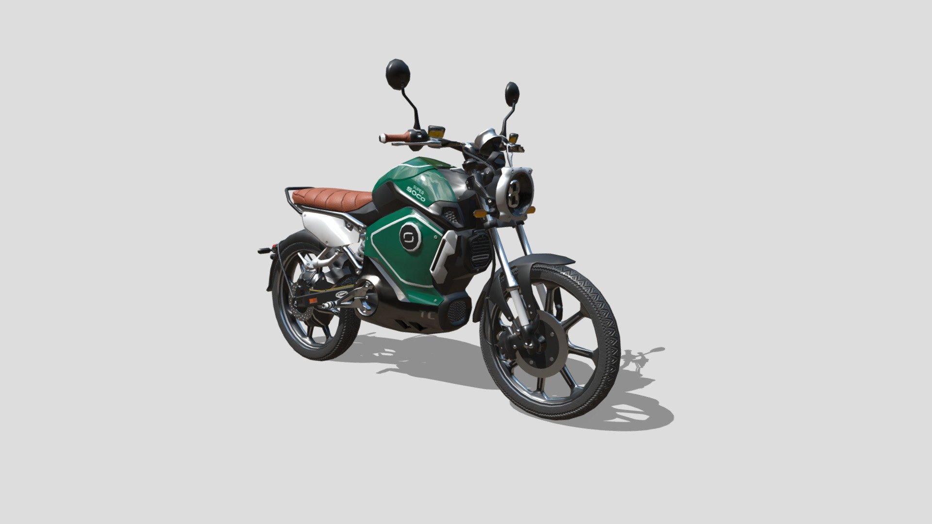 Super Soco electric motorbike retopologyzed - 3D model by e ...