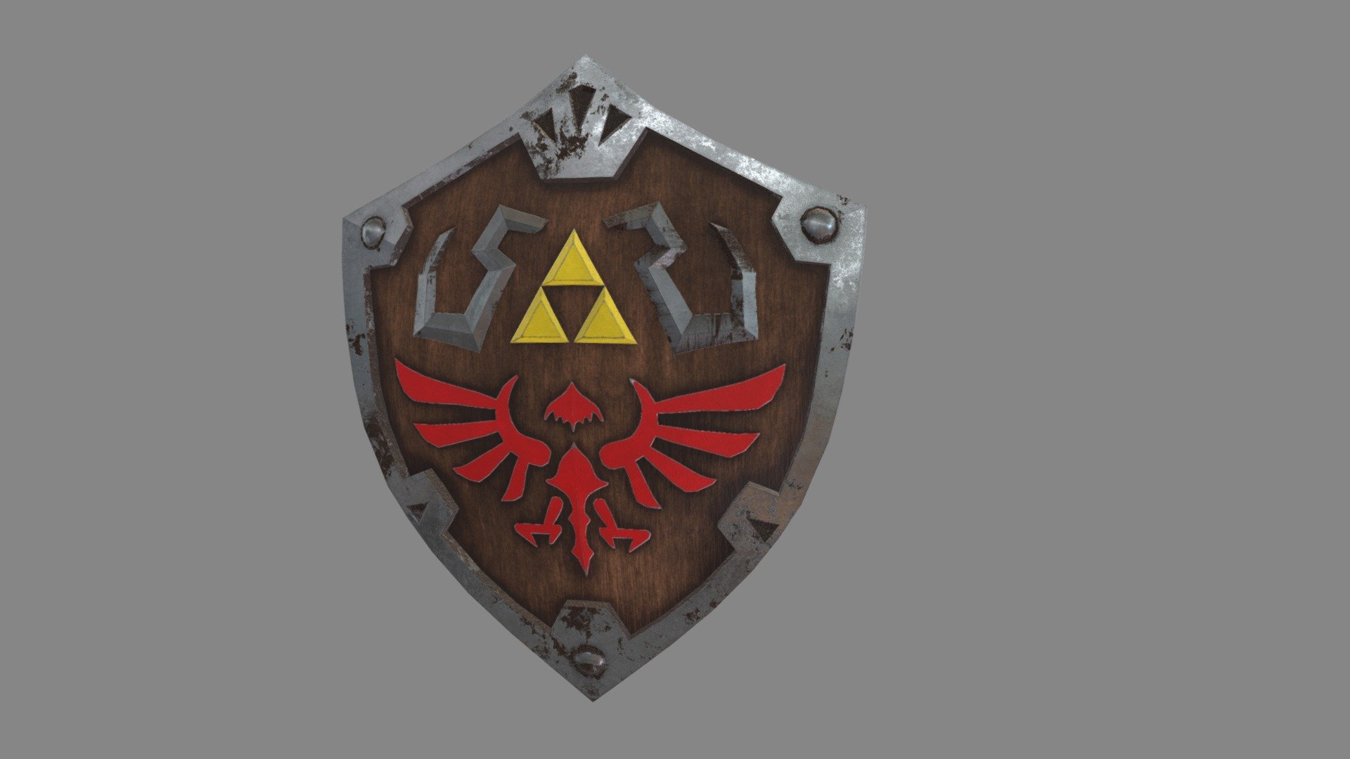 HylianShield Texture - 3D model by ONOA [7b7a709] - Sketchfab