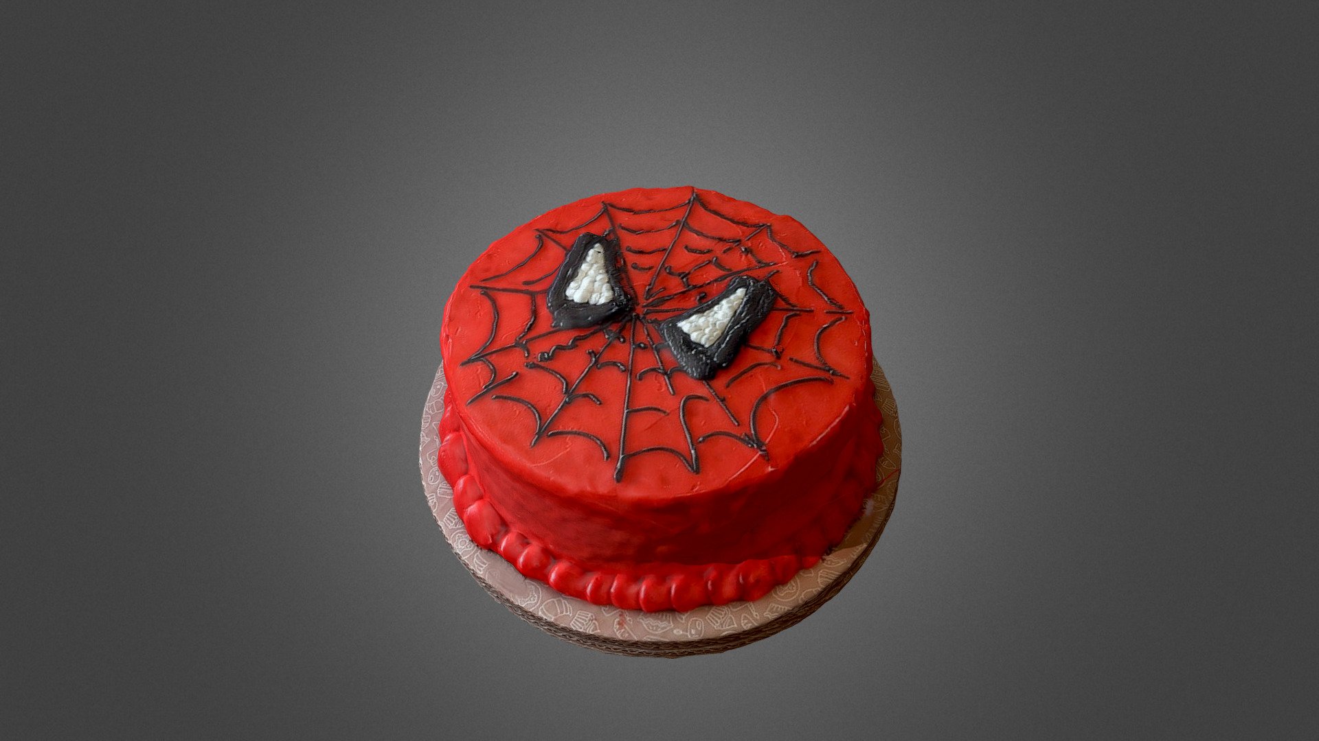 spider-man cake red - Buy Royalty Free 3D model by marlyn (@marlynbar ...