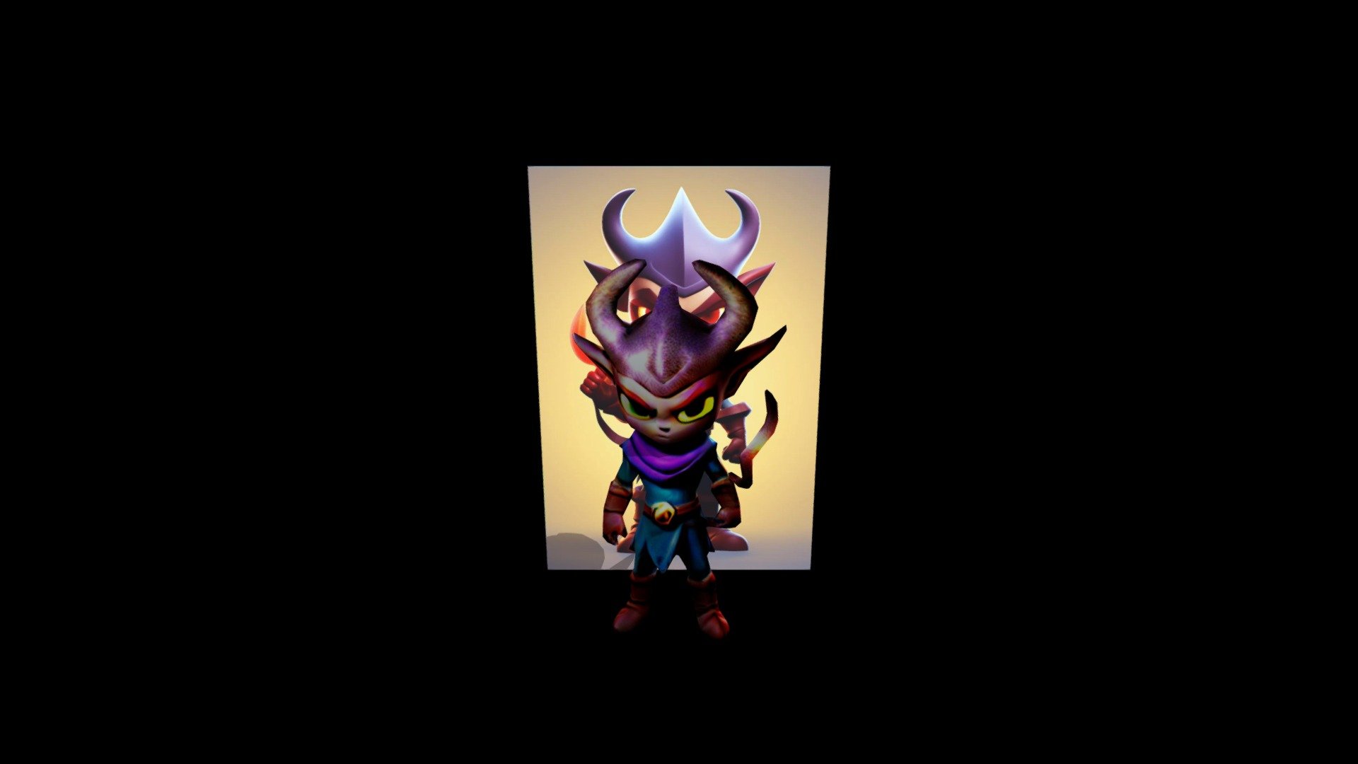 toy figurine of a cartoon character, likely rep - Download Free 3D ...