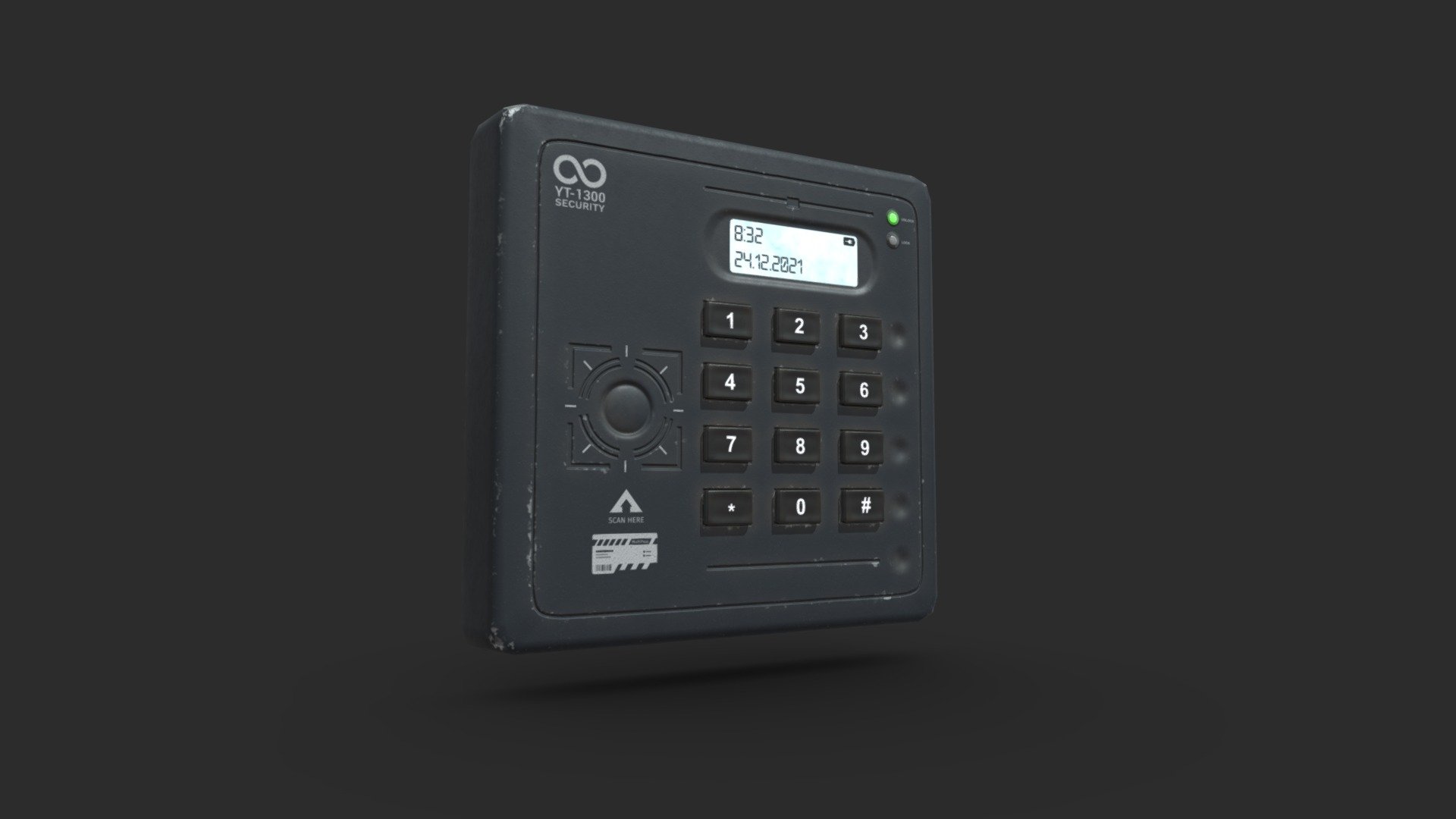 Electronic Door Lock - Buy Royalty Free 3D model by KangaroOz 3D ...