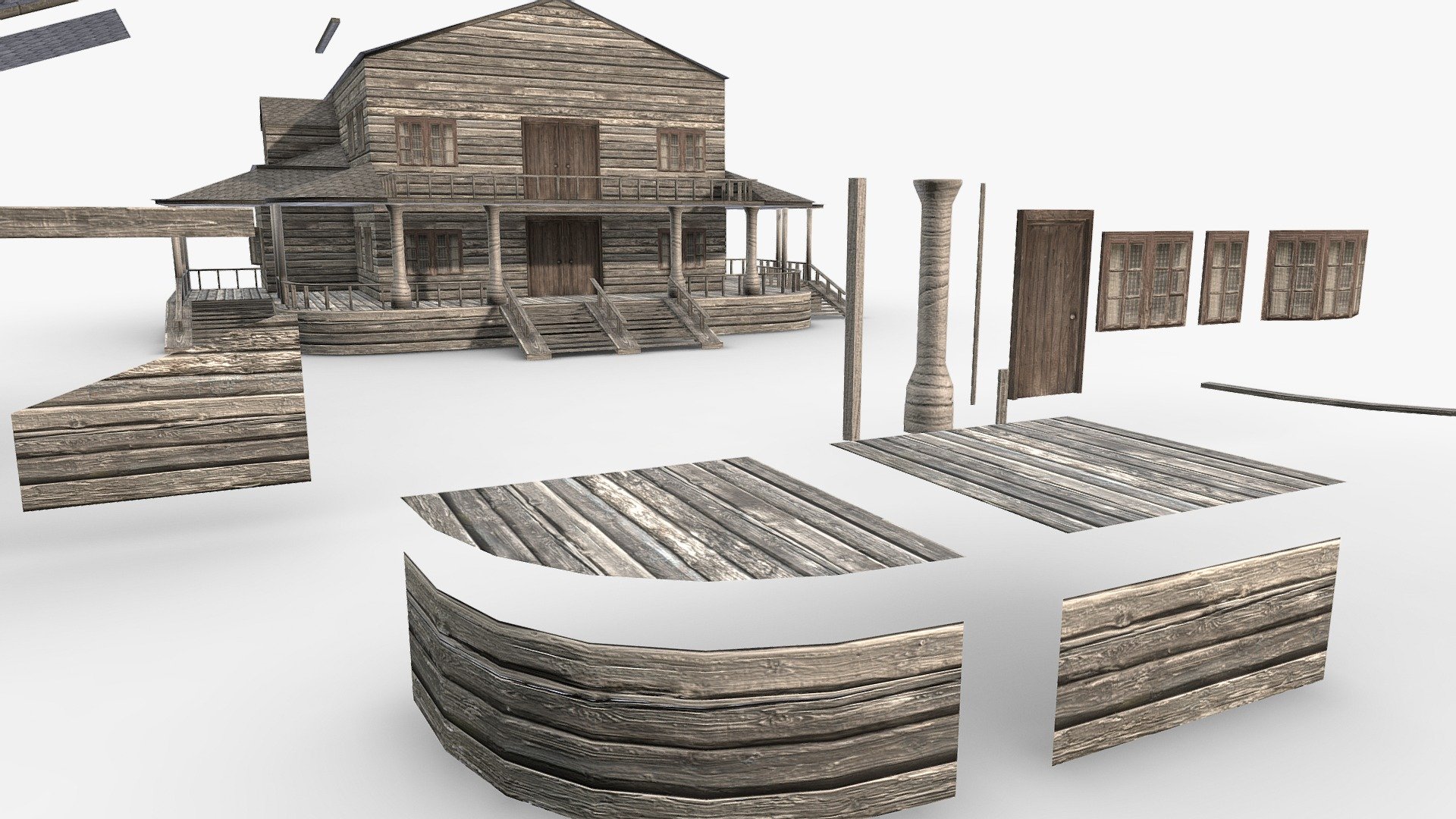MODULAR KIT (Horror House) - Download Free 3D model by Pieter Ferreira ...