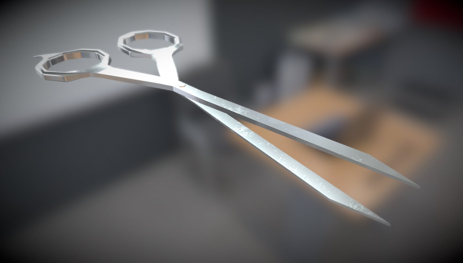 Barbershop Scissors - 3D model by Jessica (@perfectlypsycho) [7b7e4aa ...