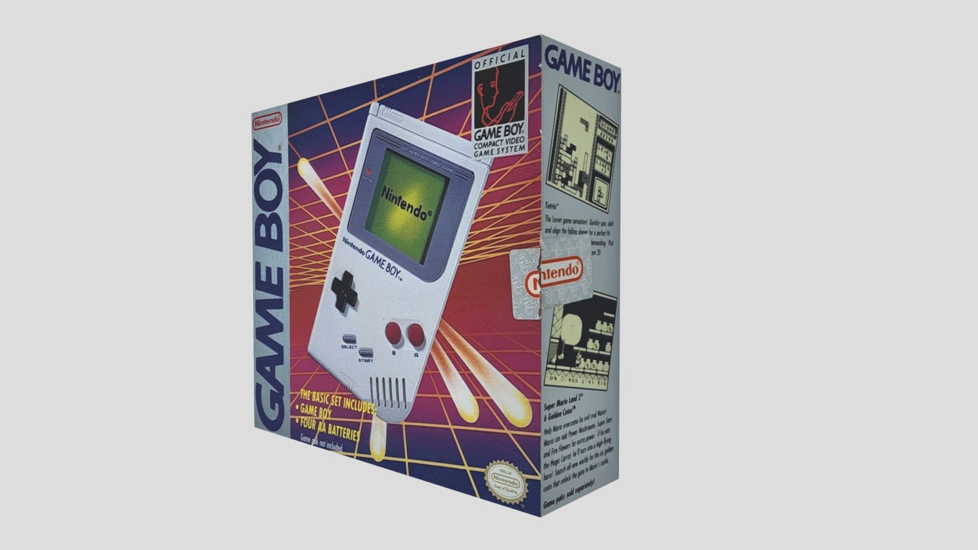 Game Boy Original Box Packaging - Download Free 3D model by adilvr ...